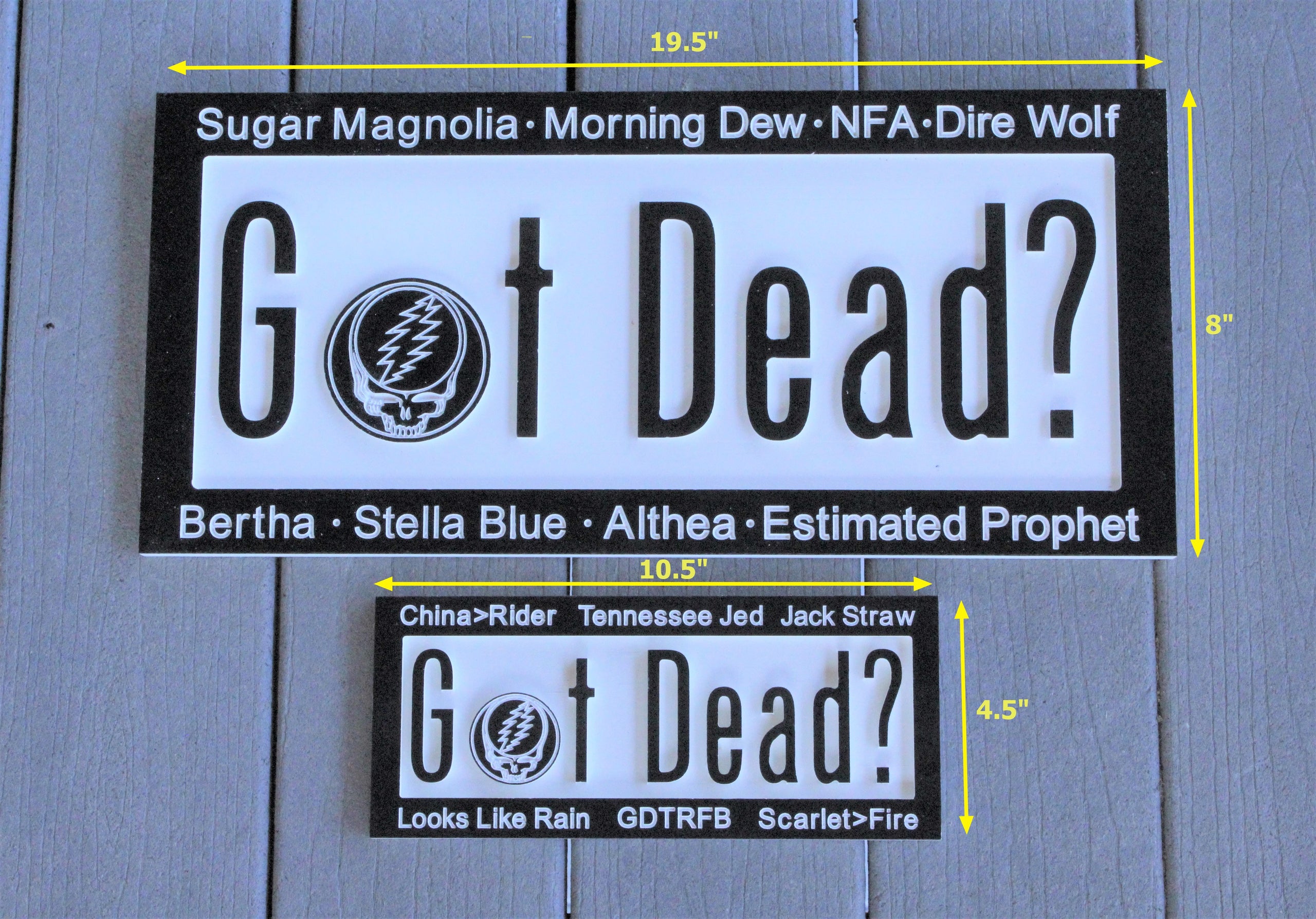 Grateful Dead - Got Dead? | Double Ski Wood Designs